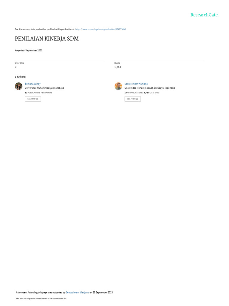 Contoh Metode Penilaian (Sip.2) | PDF