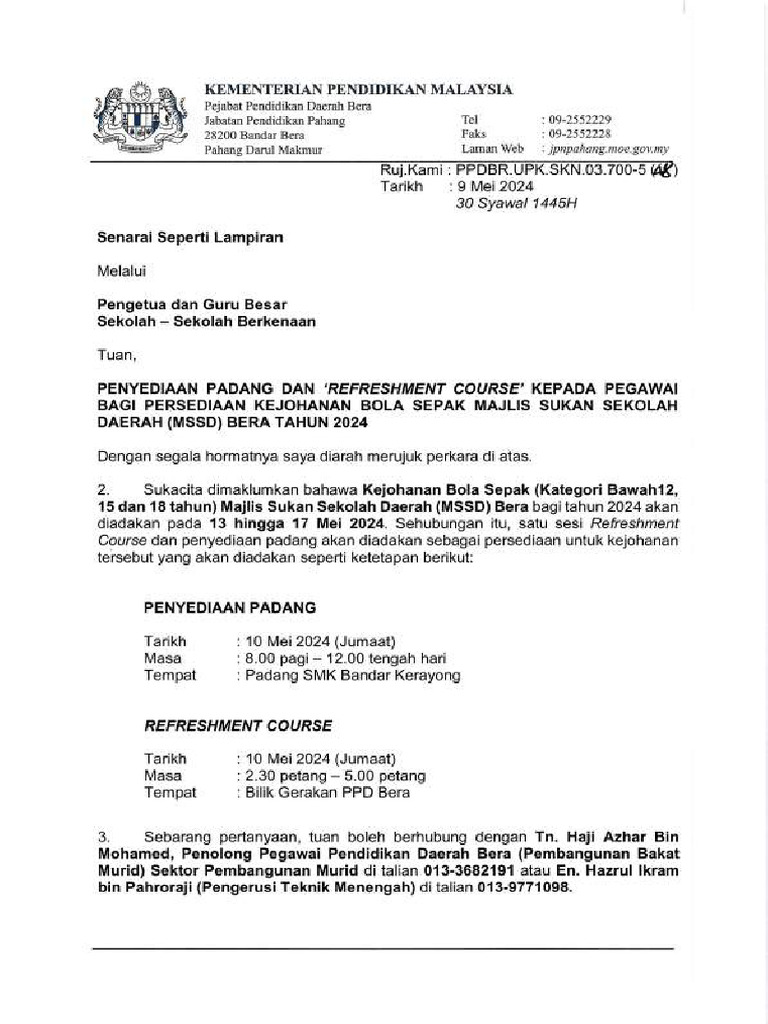 SURAT REFRESHMENT VK MSSD - Compressed | PDF