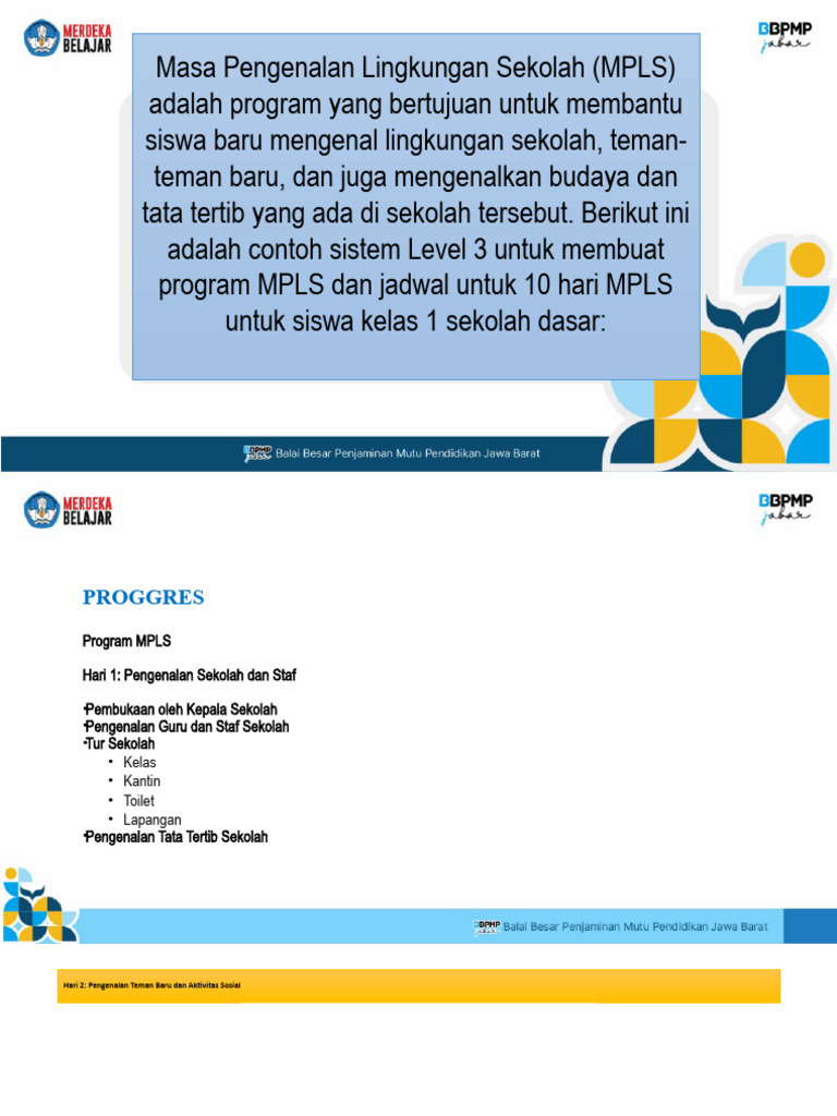 MPLS Dan Jadwal Contoh | PDF | Karier & Perkembangan | Pengembangan Diri