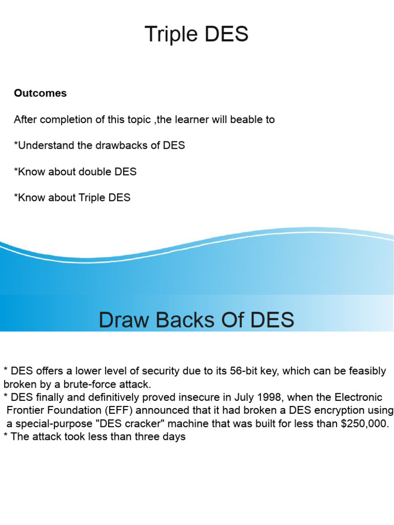 Understanding Triple DES Encryption | PDF | Cryptography | Encryption
