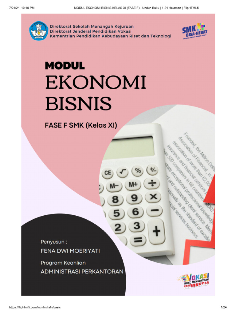 Modul Ekonomi Bisnis Kelas Xi (Fase F) | PDF