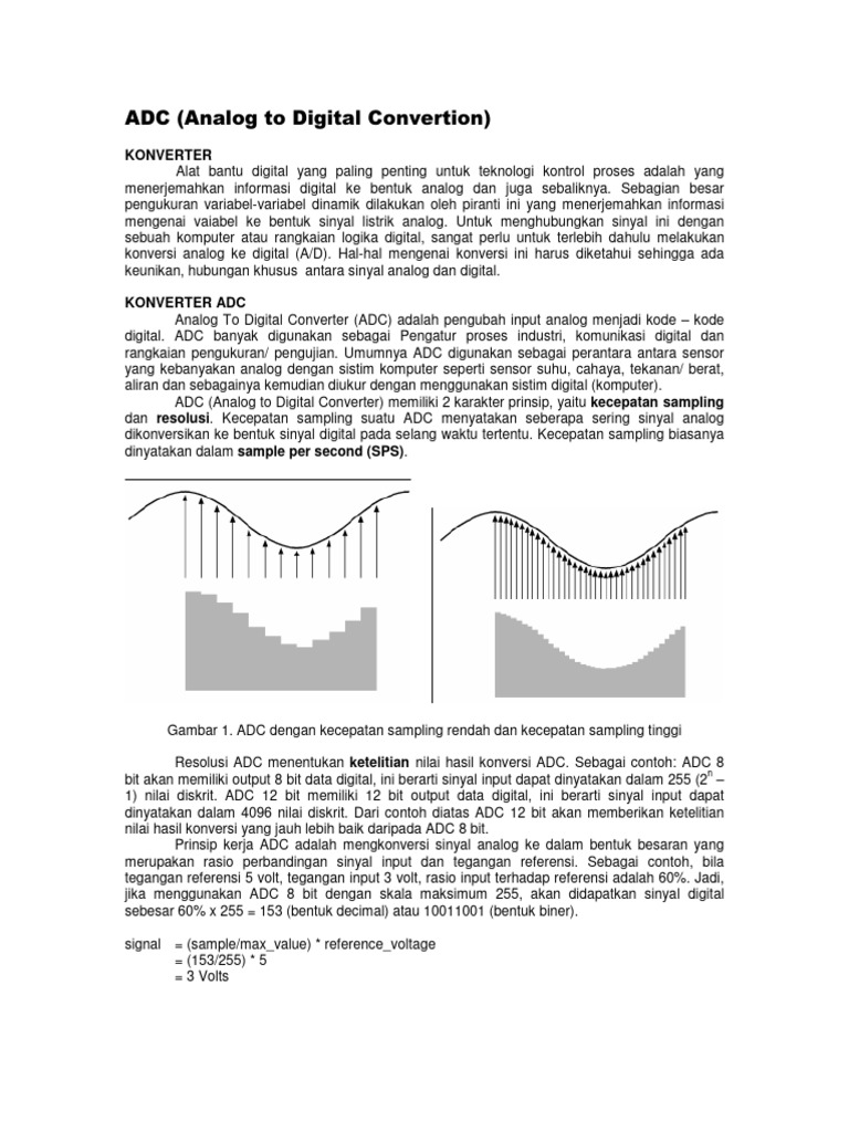 Teknik Antarmuka - ADC | PDF | Komputer