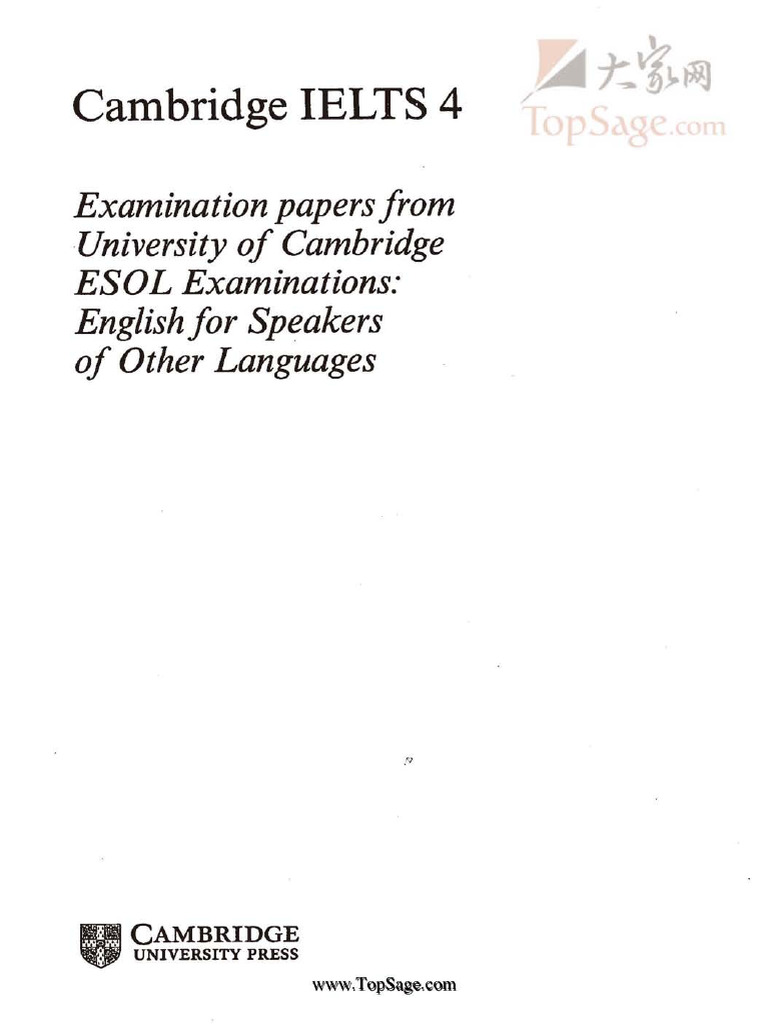 Cambridge Practice Tests For Ielts | PDF