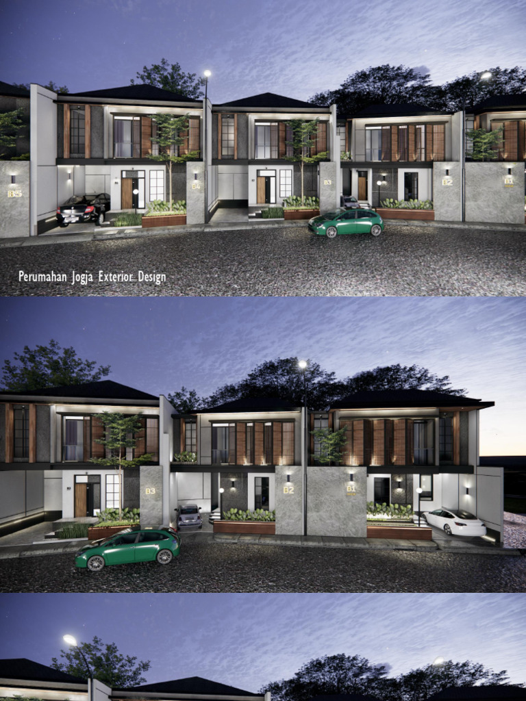 Desain Eksterior Perumahan Jogja | PDF