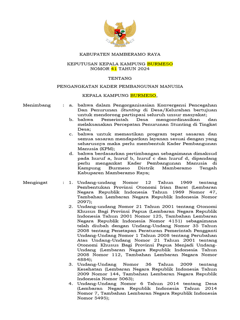 Contoh SK KPM | PDF | Ilmu Sosial