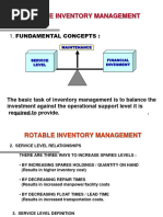 Rotables Management | PDF | Inventory | Reliability Engineering