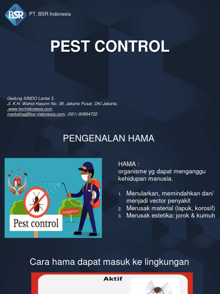 Training Pest Control | PDF