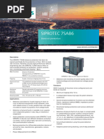 SIPROTEC 7SX85 Profile | PDF | Electrical Grid | Electric Motor