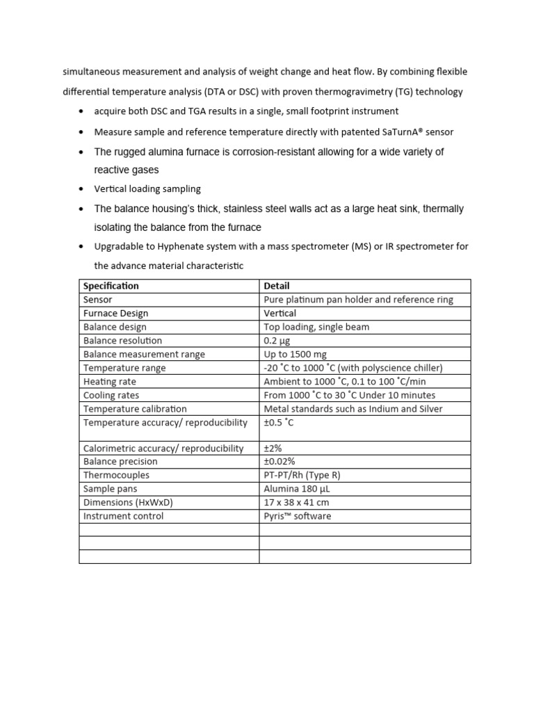 STA 6000 Tender Spec | PDF