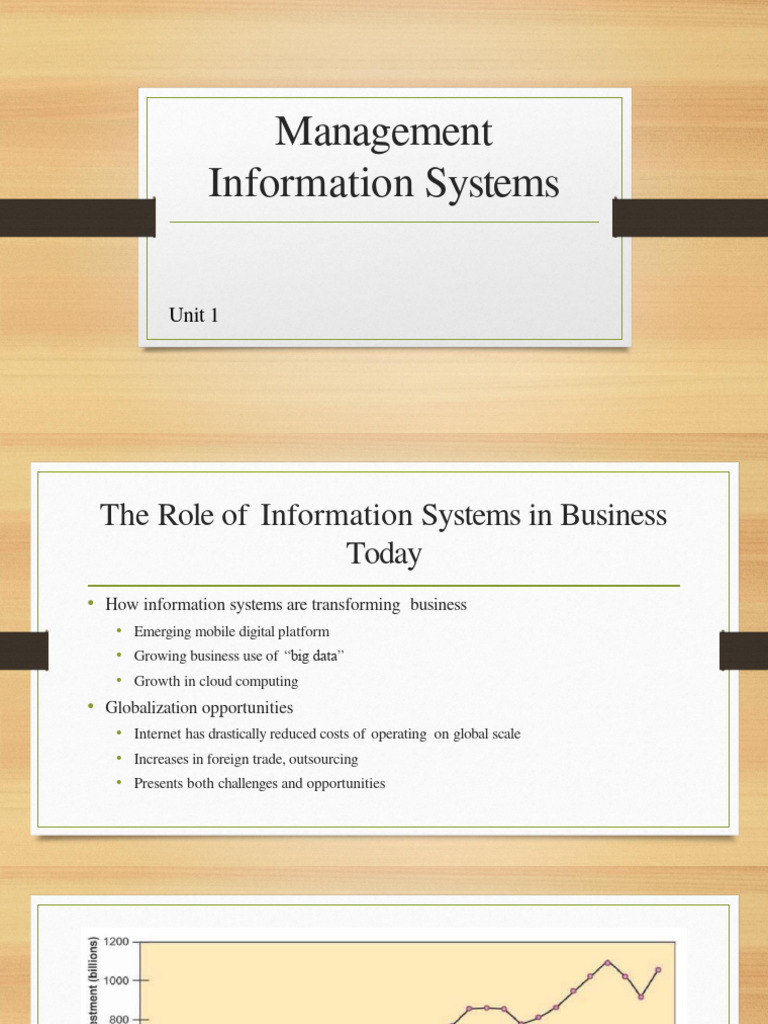 Mis Unit 1 | PDF | Information System | Information