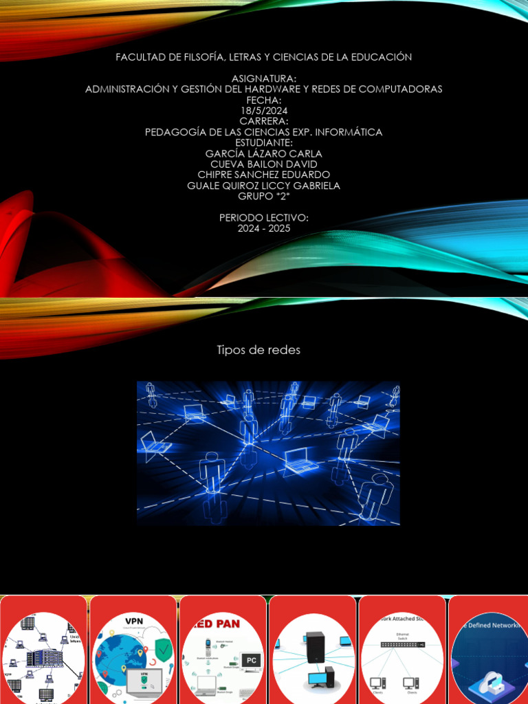 Tipos de Redes Grupo 2 | PDF | Red de computadoras | Tecnologías de la información