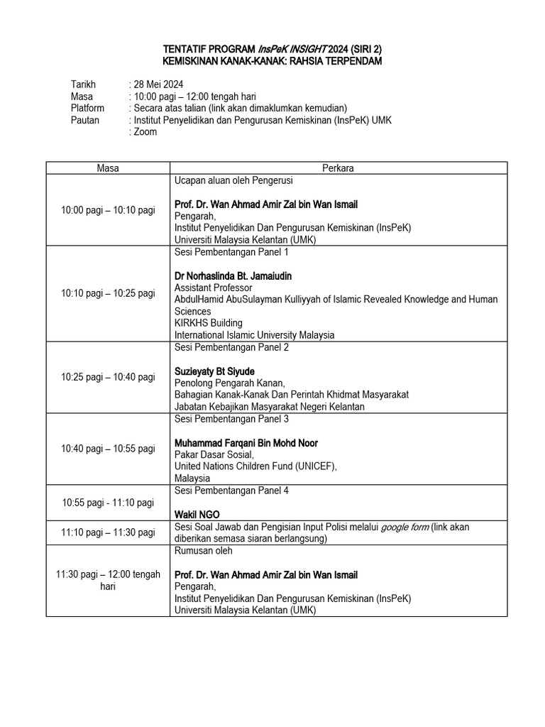 Contoh Tentatif Untuk Panel | PDF | Sains & Matematika