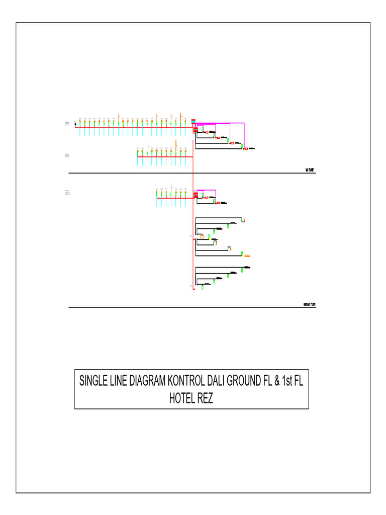 SINGLE LINE DIAGRAM KONTROLDALI GF & 1st Fl-Layout1 | PDF