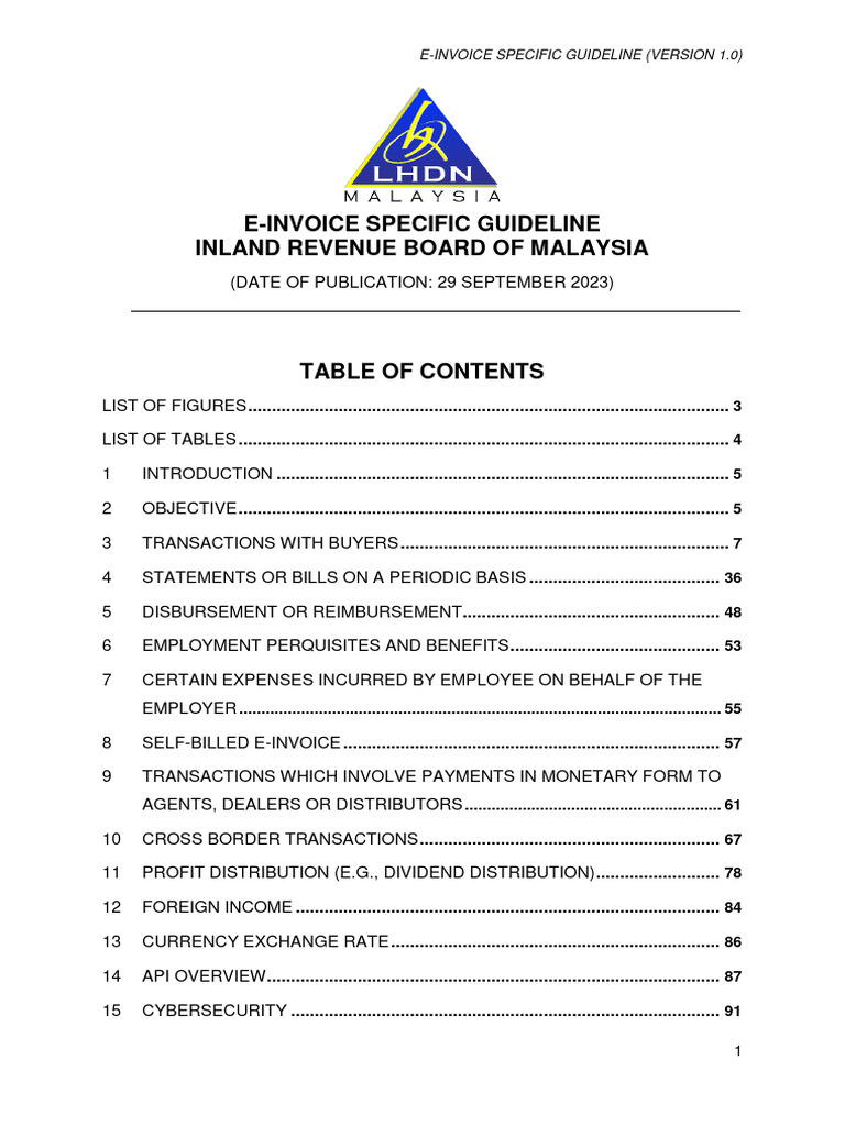 E Invoice Guideline | PDF | Point Of Sale | Invoice