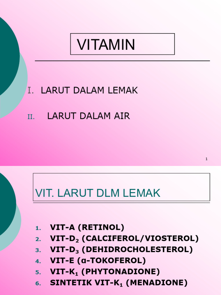 VITAMIN | PDF
