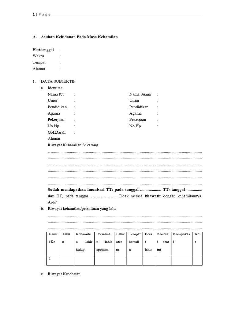 Contoh Soap Ukom | PDF