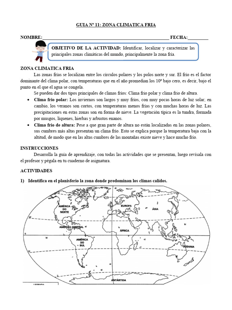 Guia - La Zona Climatica Fria | PDF