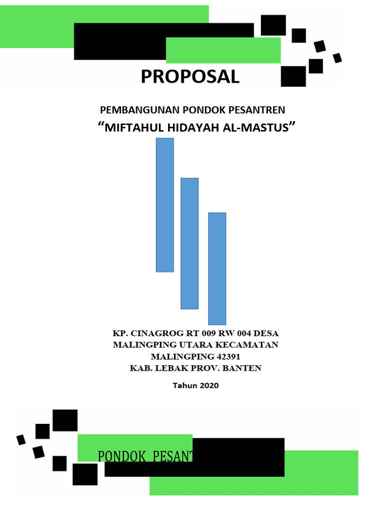 Proposal Pondok Pesantren | PDF