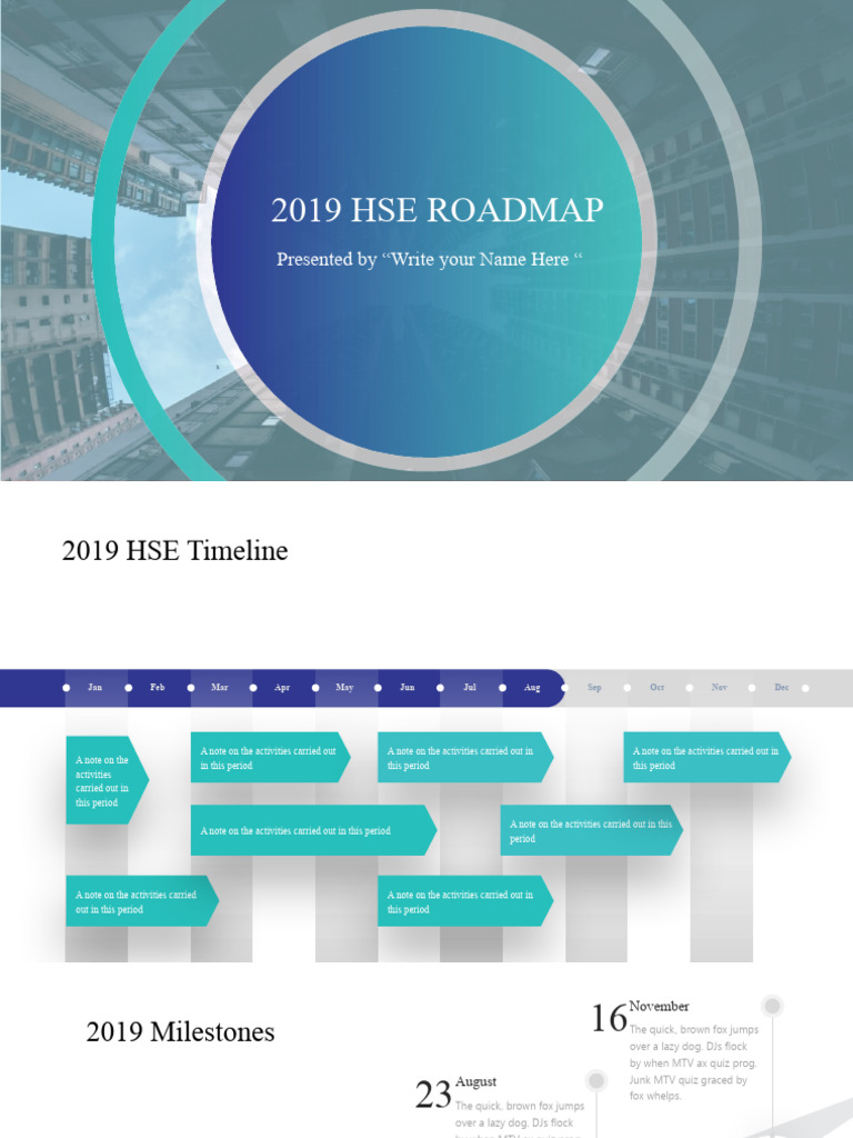 HSE Timeline Roadmap | PDF