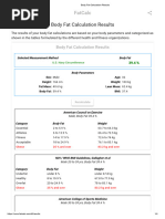 DA Form 5501 Female Body Fat Worksheet | PDF | Waist | Adipose Tissue
