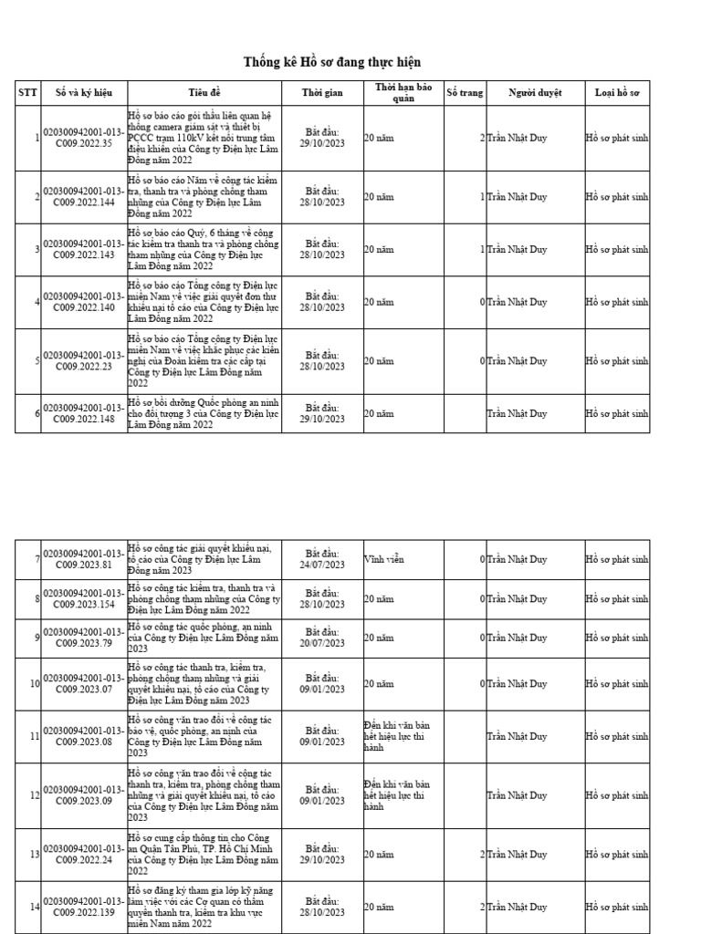 HSTL Dang Thuc Hien | PDF