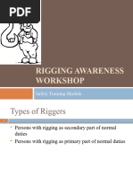 Safe Lifting and Rigging Training | PDF | Rope | Crane (Machine)