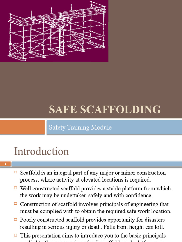 Safe Scaffolding | PDF | Scaffolding | Equipment