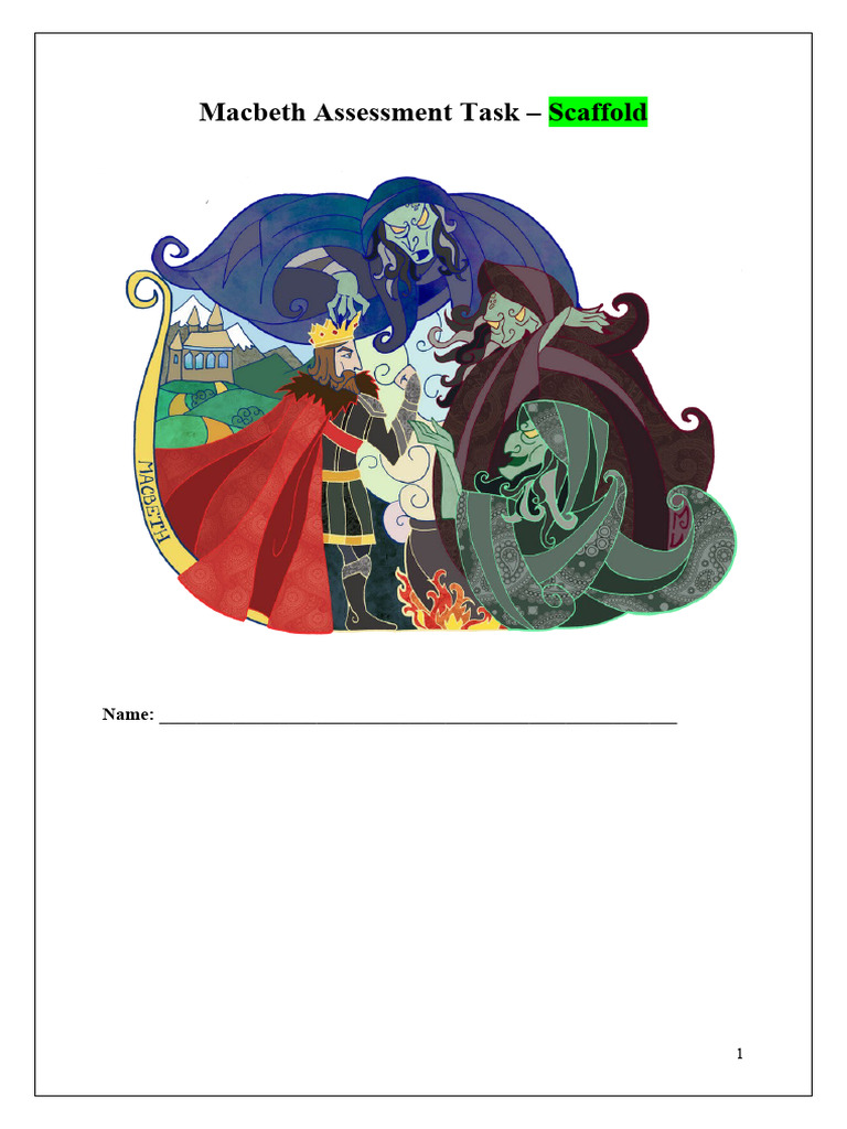 Macbeth Differentiated Scaffold 2024 | PDF