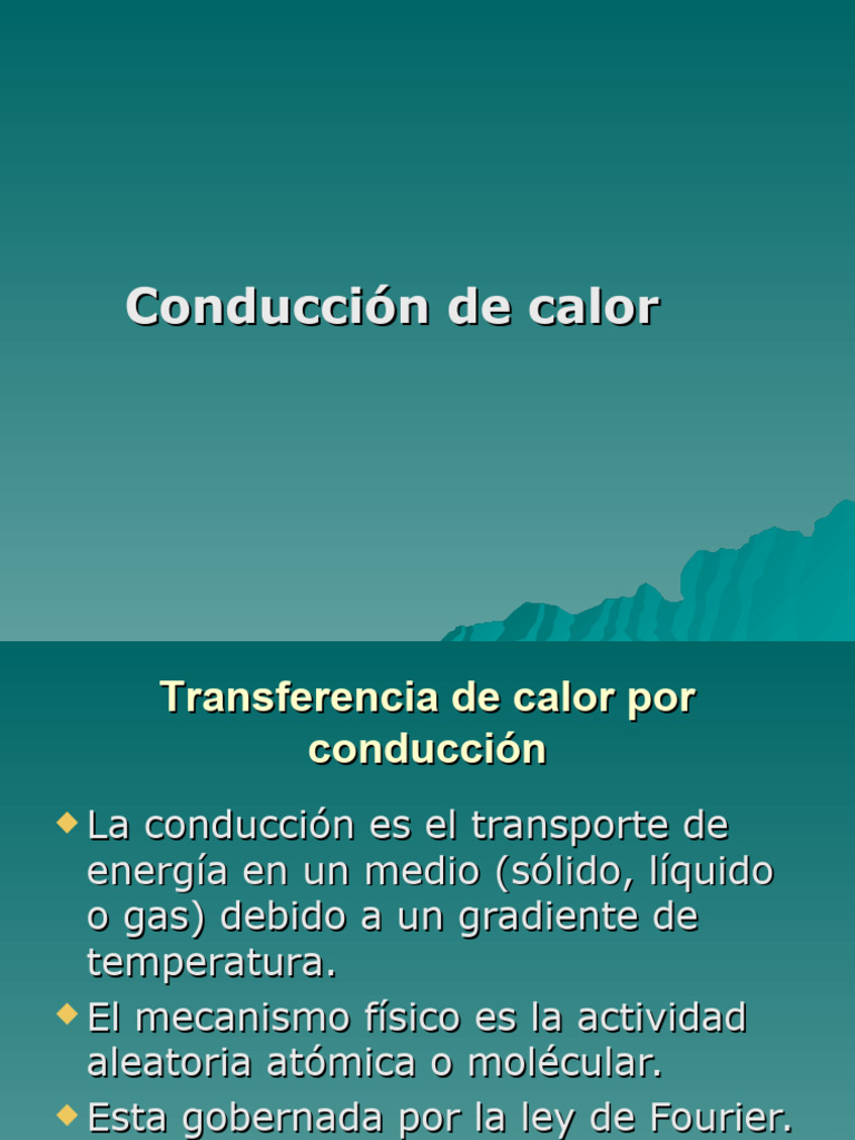 Capitulo 2 | PDF | Conduccion termica | Calor