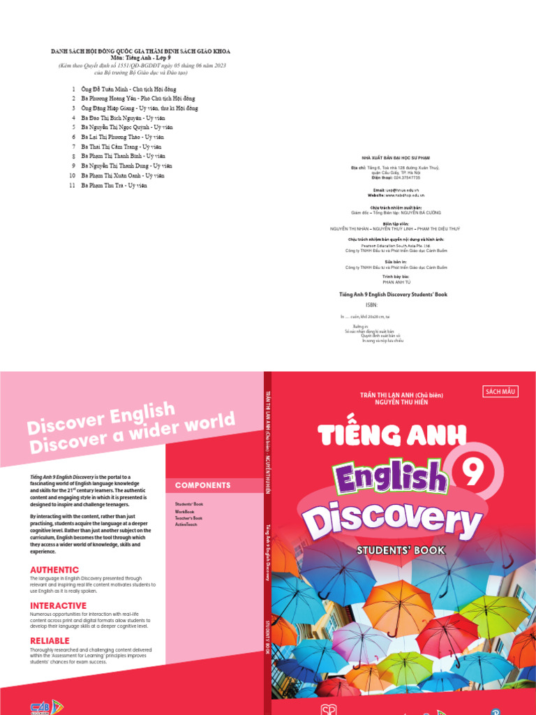 Tiếng Anh 9 English Discovery | PDF