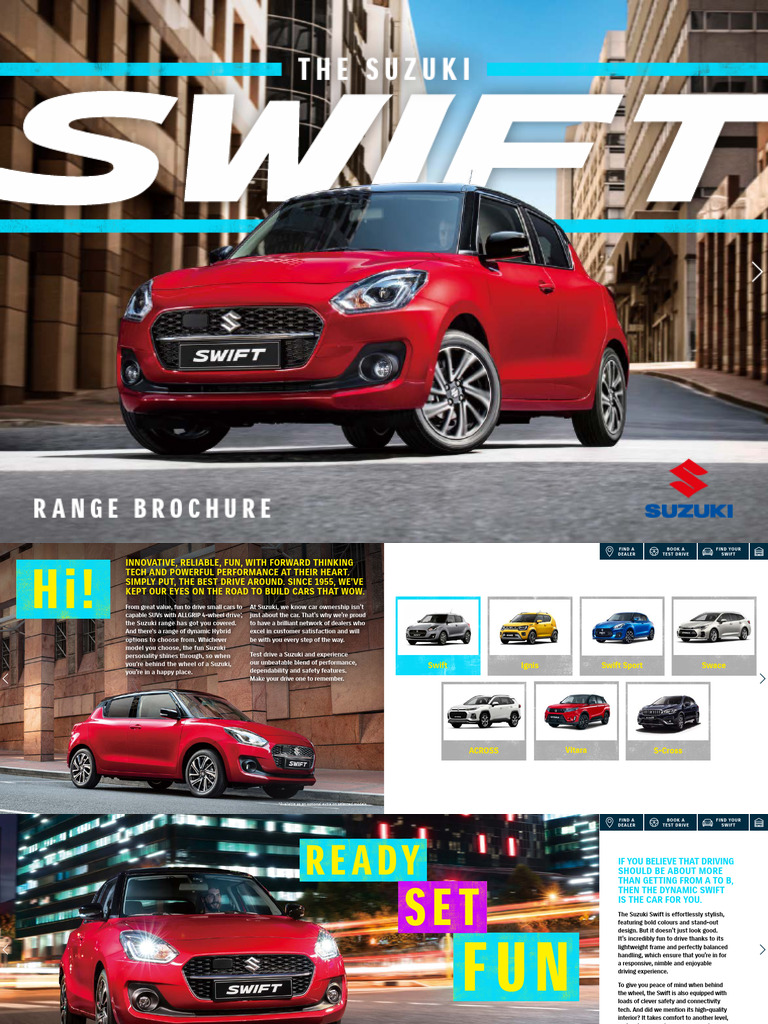 Suzuki Swift Brochure | PDF | Traffic | Headlamp