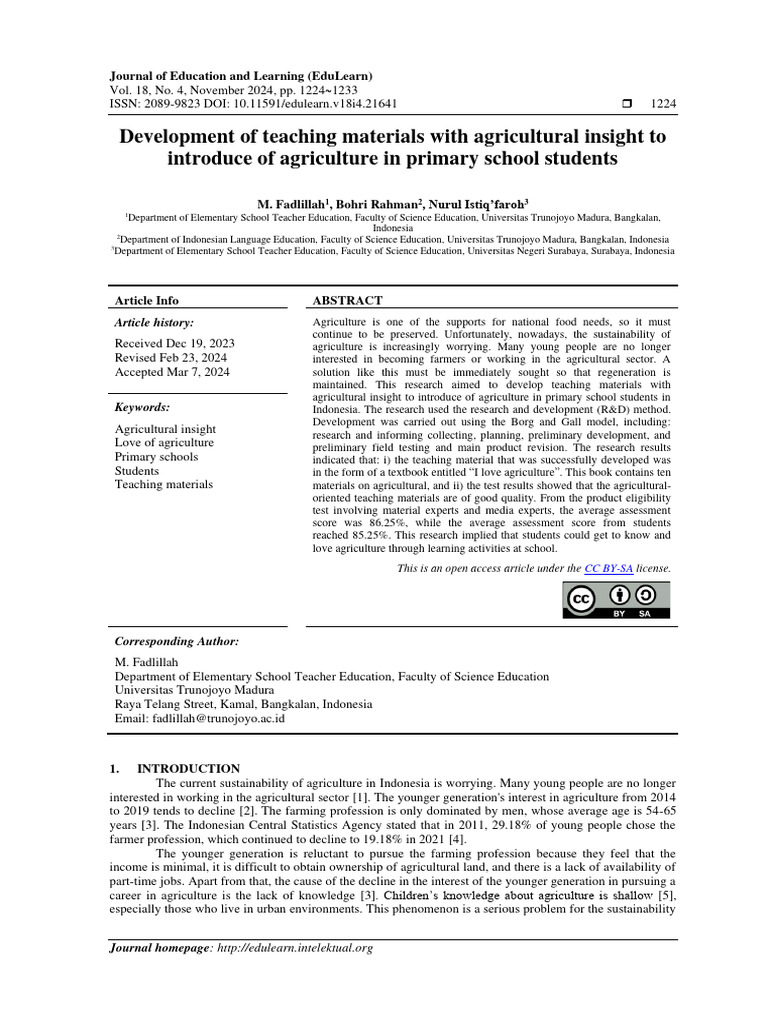 Teaching Materials for Primary Agriculture | PDF | Data | Software Testing