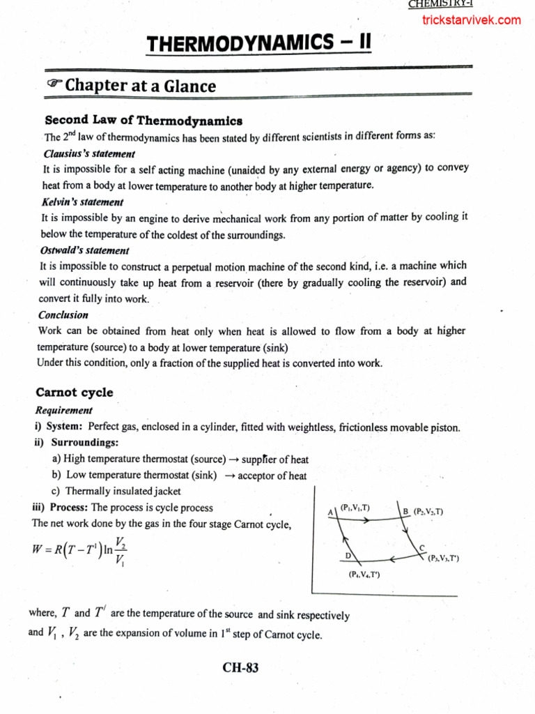 Ch5MakautChemistryFirstYear Watermark | PDF | Gibbs Free Energy | Entropy