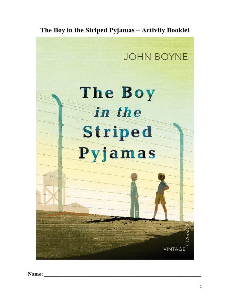 Boy in The Striped Pyjamas Student Booklet Stage 4 | PDF | Empathy ...