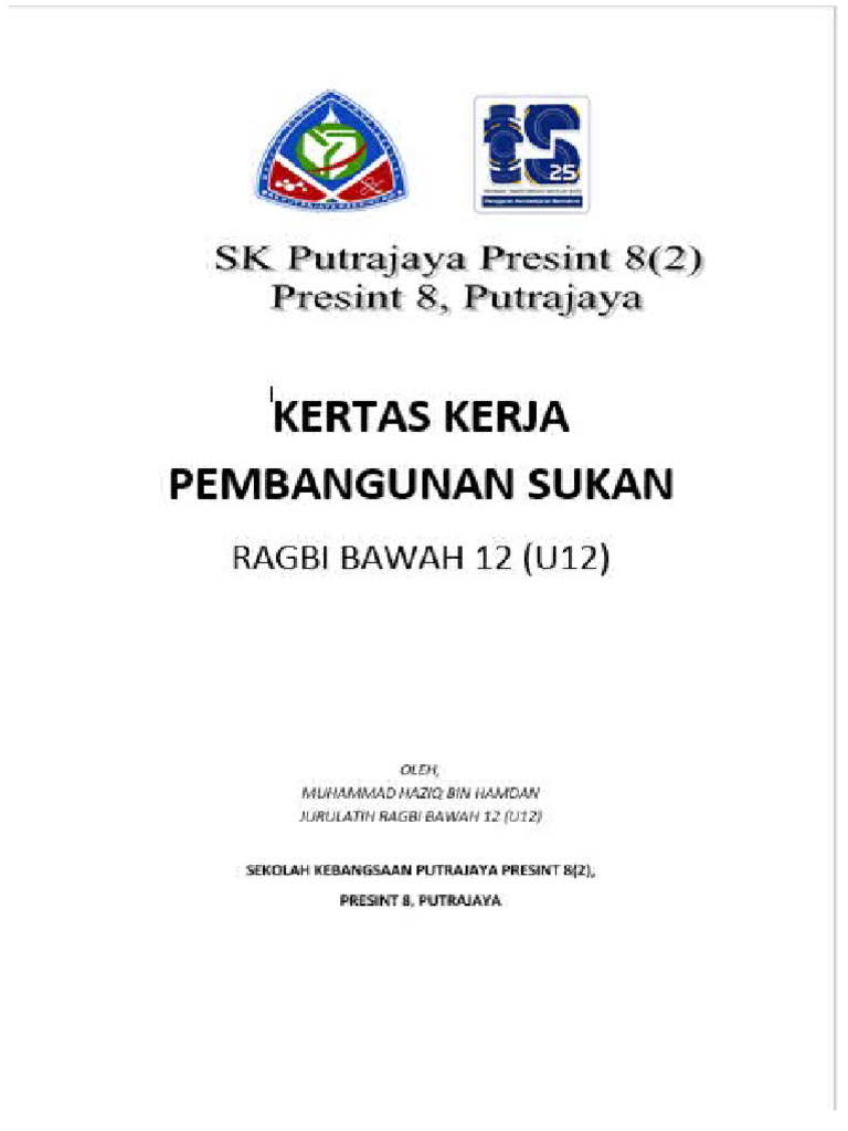 Rancangan Ragbi U12 SKPP 8(2) | PDF | Olahraga & Rekreasi
