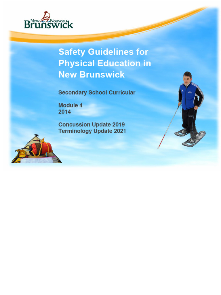 New Brunswick Physical Education Safety Guidelines | PDF | Concussion ...