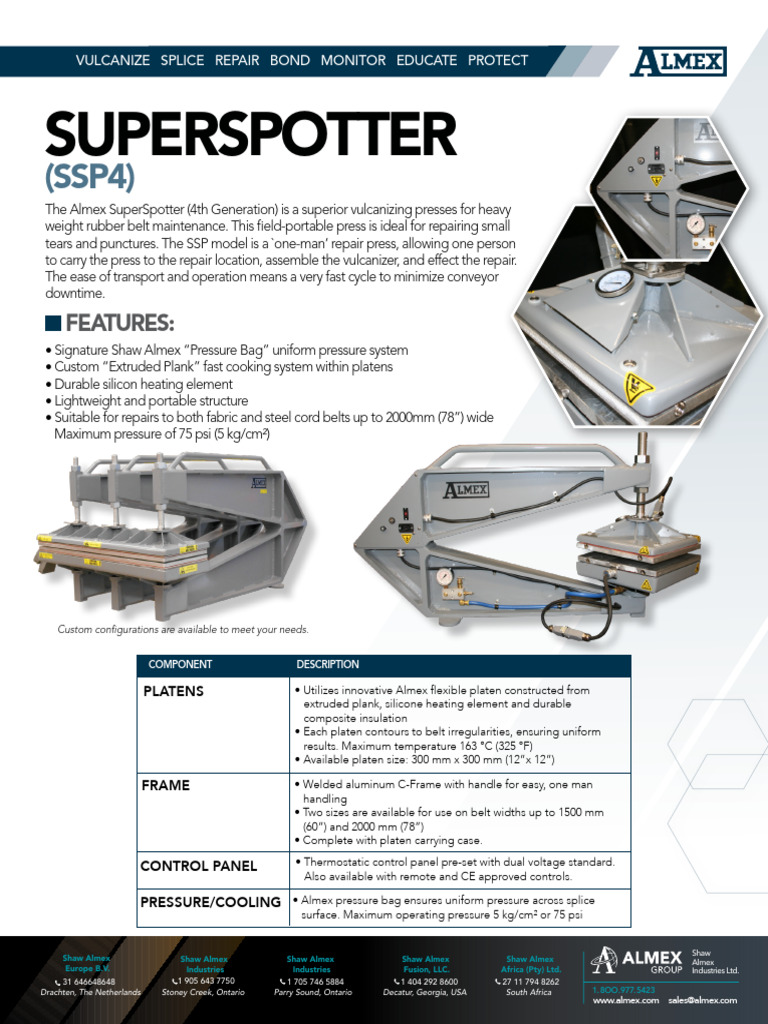 SuperSpotter Repair Press Overview | PDF | Materials | Building Engineering