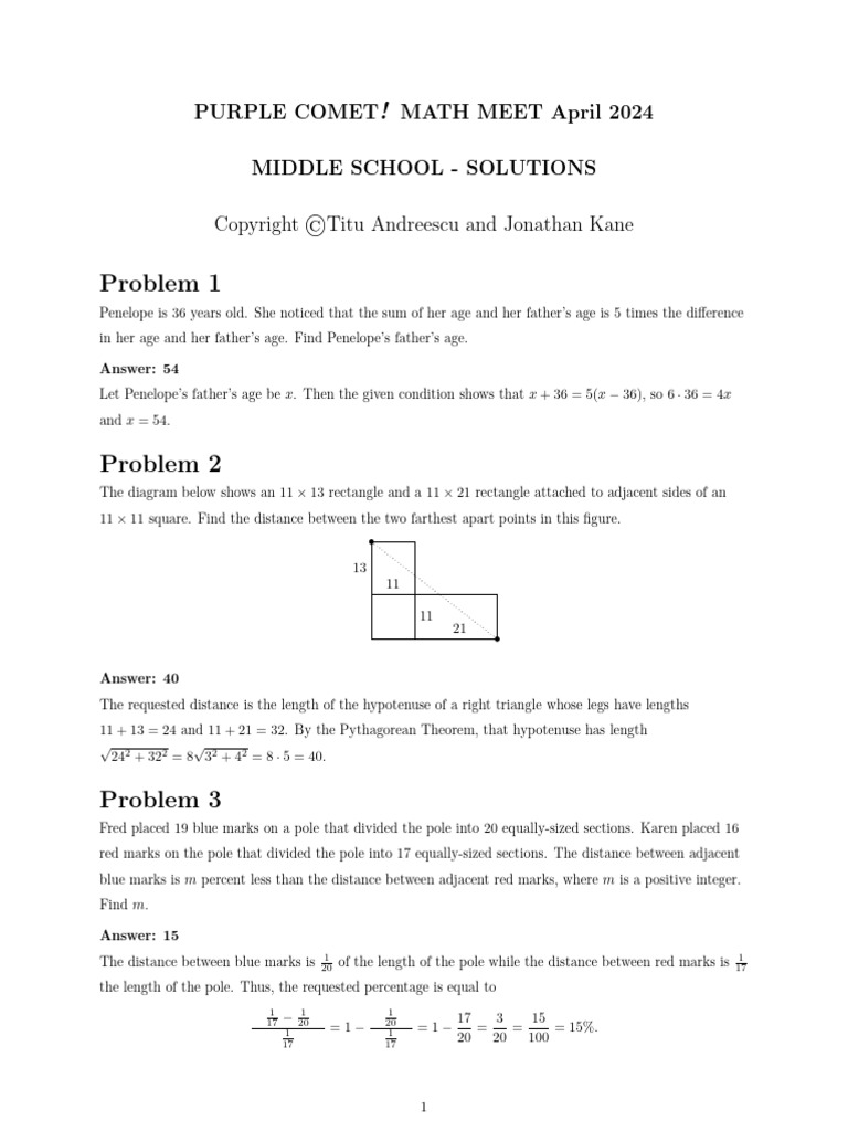 2024 MSSolutions | PDF | Mathematical Concepts | Geometry