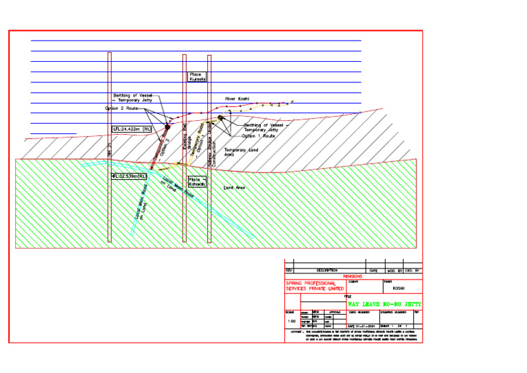 Way Leave RoRo Jetty - Route Feasibility | PDF