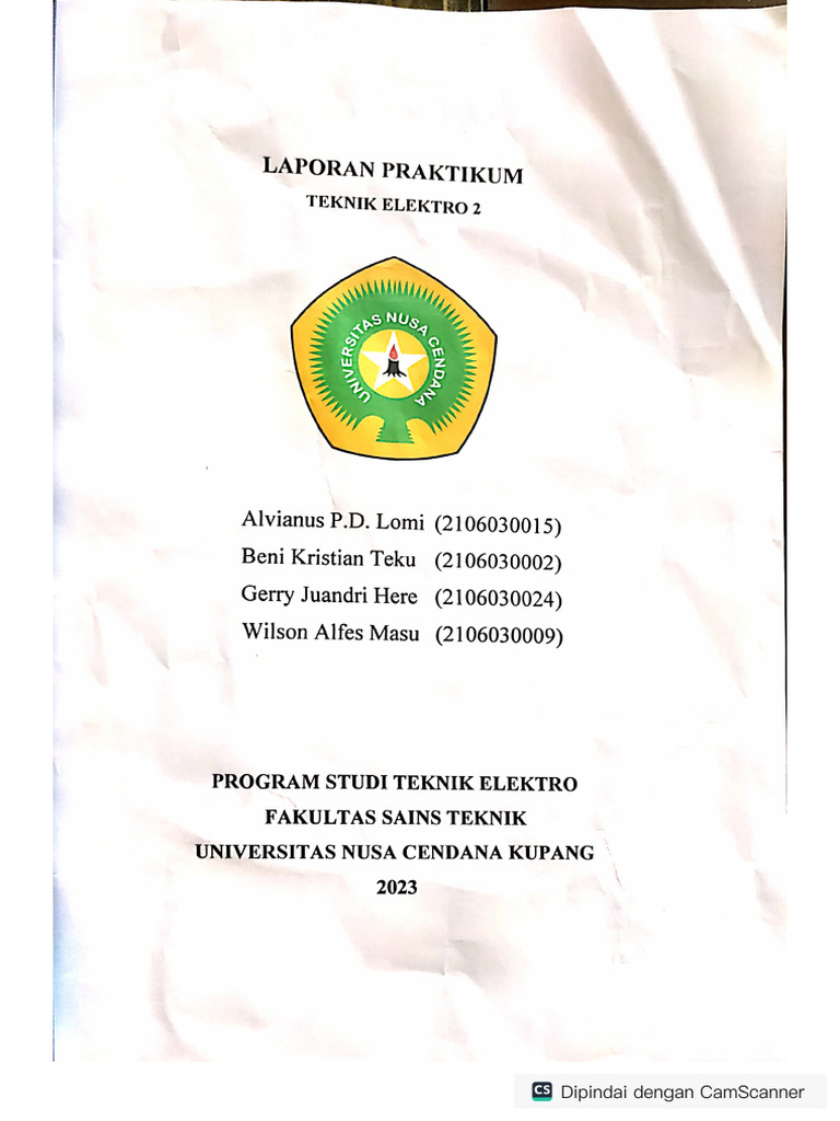 Laporan Praktikum TE2 (Kelompok 8) | PDF
