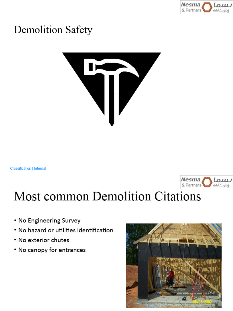 Demolition Safety | PDF | Safety | Occupational Safety And Health