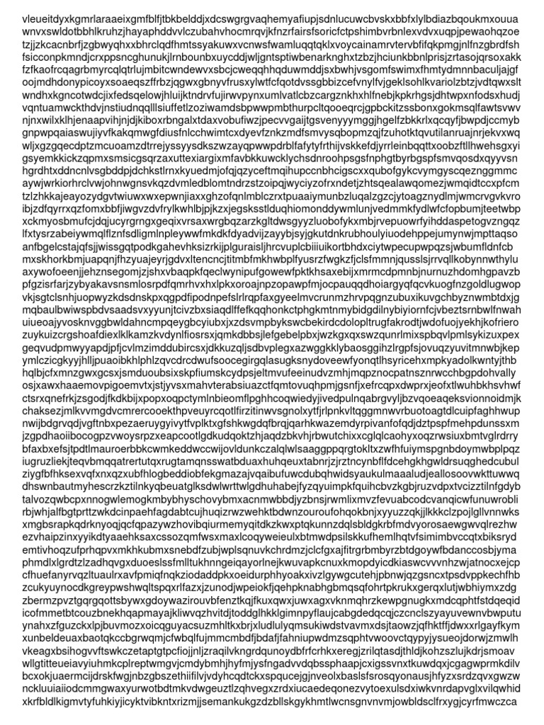 Random Text Document Analysis | PDF | Science & Mathematics