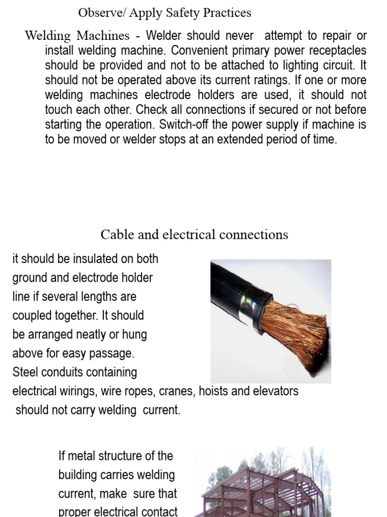 Welding Safety Guidelines and Practices | PDF | Personal Protective ...