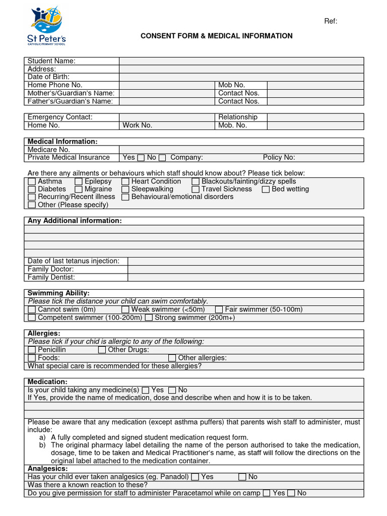 medical-consent-form-21 | PDF | Causes Of Death | Health Sciences