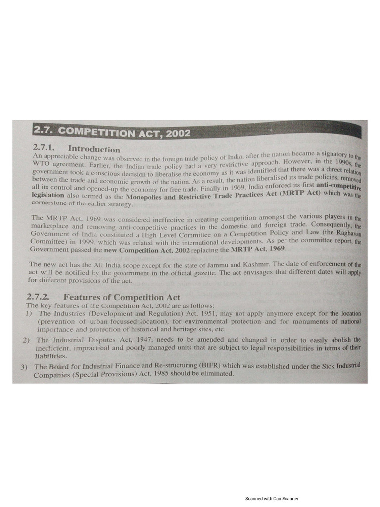 Competition Act 2002 | PDF
