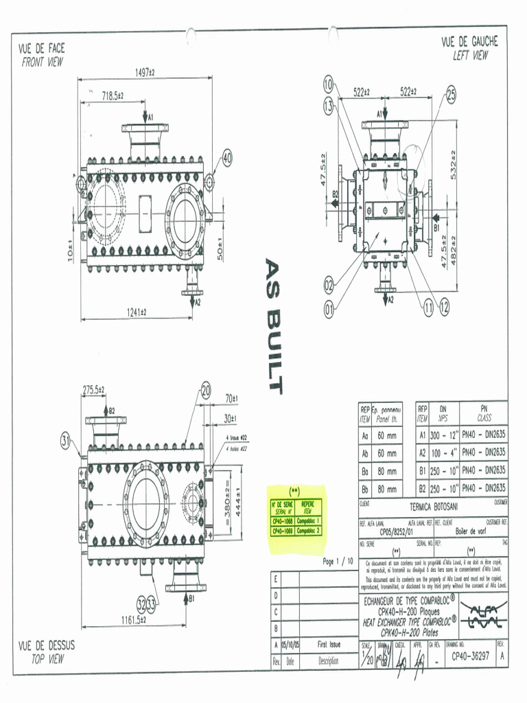 As Built - SCP Compabloc CPK40 | PDF