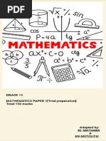Grade 12 Mathematics Assignment Term 2 | PDF | Circle | Classical Geometry