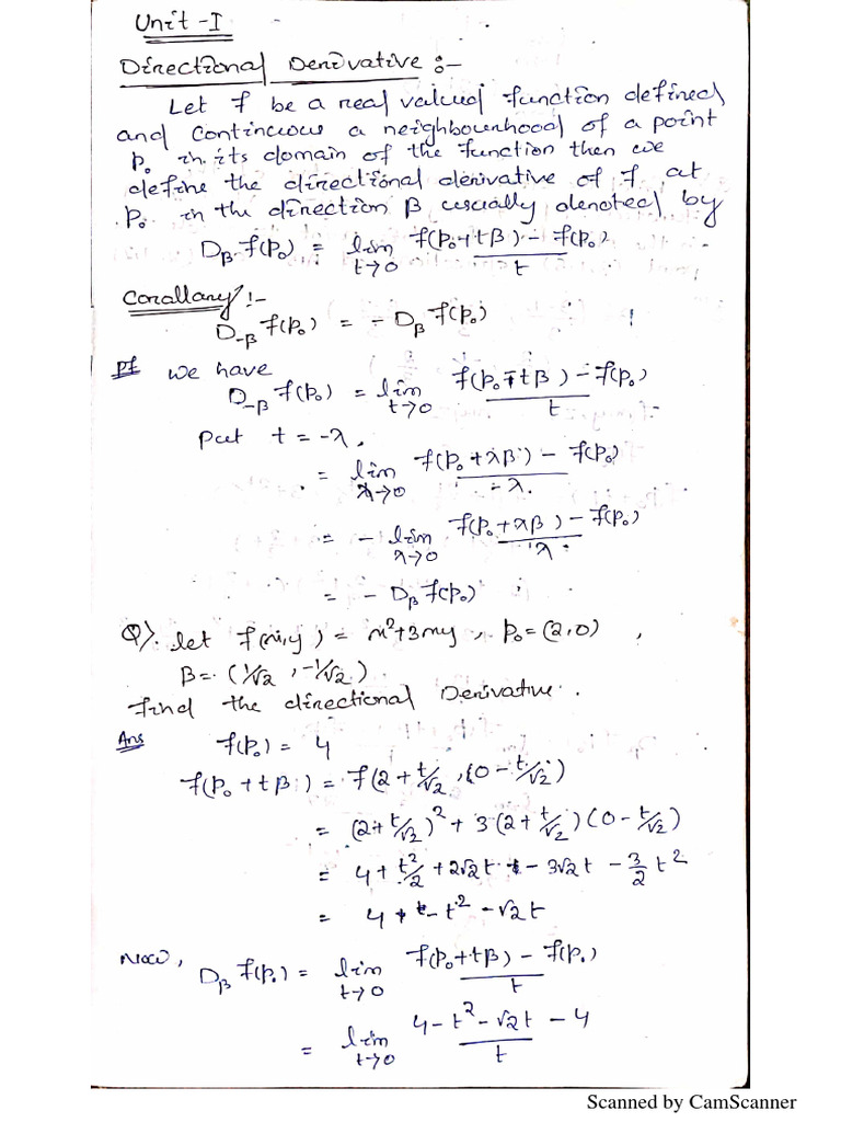 Advance Calculus | PDF