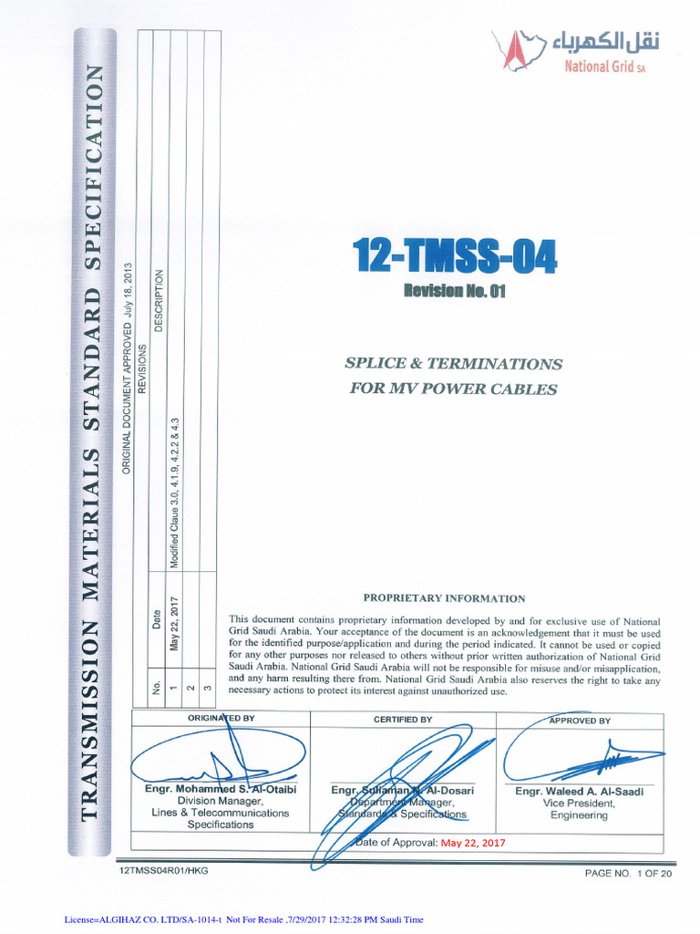 12-TMSS-04 (Rev 01) | PDF | Insulator (Electricity) | Electrical Connector