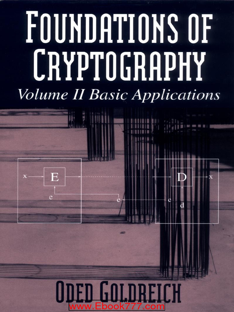 Foundations of Cryptography II - Basic Applications | PDF | Key (Cryptography) | Cryptography